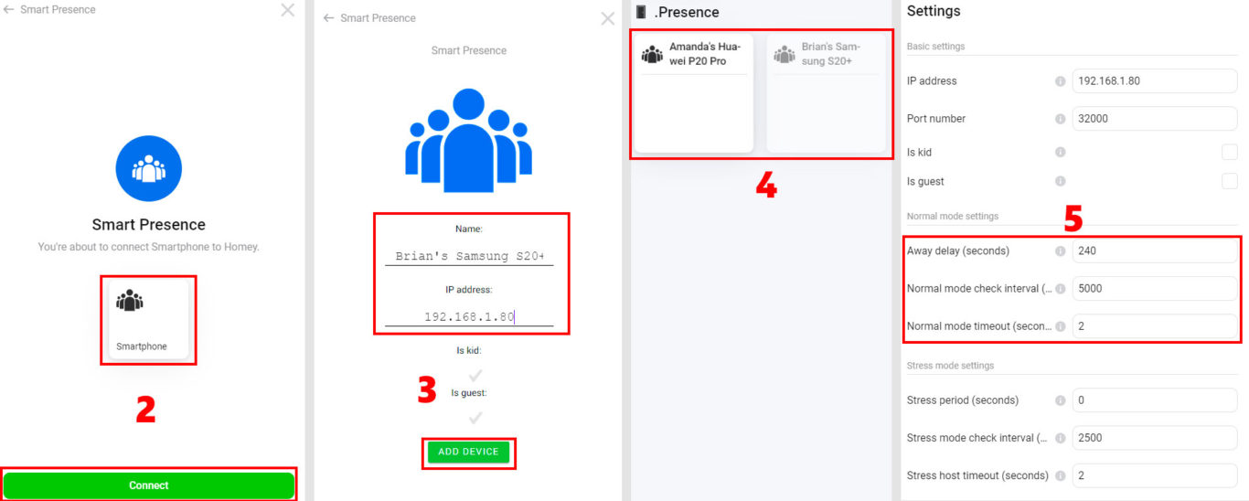 Automatisk tilstedeværelse med Smart Presence og WiFi – Homey.guide